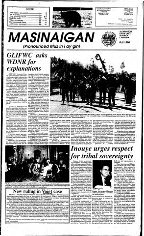 1990 Dagwaagin (Fall) Mazina'igan | Great Lakes Indian Fish & Wildlife ...